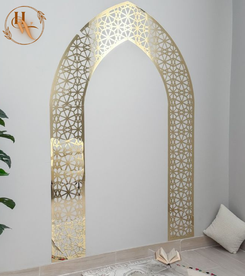Mihrab Wall Art: Mihrab Wall Decor For Prayer Room(Namaz) - Home Decor ...